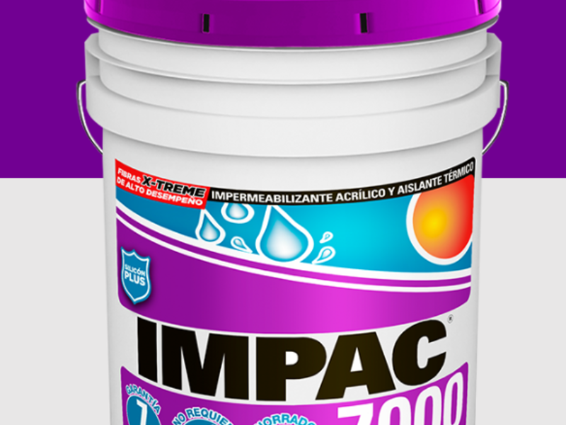 Impermeabilizante Impac 7000 Fibratado : Impac | Construex